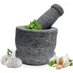 Buy Subaa Stone Mortar and Pestle Set for Spices, Okhli Masher,Kharal ...