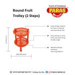 Buy Paras Miracle Round Fruit Trolley 2 steps (Pack of 3) Online at ...