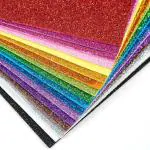 Buy Craft Qila Glitter EVA Foam A4 Size Glitter Sheets for Arts and Crafts, Scrapbooking Paper ...
