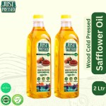 Buy Just Pressed Cold Pressed Safflower Oil | 1 Ltr Pack of 2 |100% ...