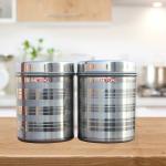 Buy METKING Stainless Steel Container for Kitchen Storage - Steel ...