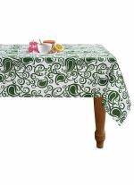 Buy Airwill Handloom 100% Cotton Self Designer 2 Seater Tablecloth ...