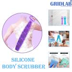Buy GRIDLAB Silicone Back Scrubber for Shower, Soft Bath Belt Scrubber, Eco-Friendly, Durable ...
