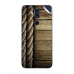 Buy GADGETSWRAP Printed Vinyl Skin Sticker for Nokia 8.1 - Rope Wood ...
