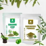 Buy Amazercare Bhringraj & Brahmi Powder Hair Care Combo 100% Natural Brahmi Bhringraj Powder ...