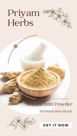 Buy Priyam Herbs Multani mitti Powder Online at Best Prices in India ...