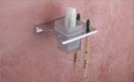 Buy Stainless Steel Stand Glass Toothbrush Holder Tumbler Holder ...