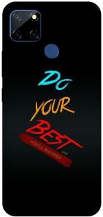 Buy GOLDALPHA Black Plastic Back Cover For Realme C25 Online at Best ...