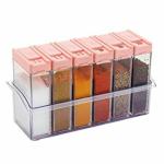 Buy DIKROCART Plastic Dabbi Spice Rack 6 in 1, Premium Multipurpose ...