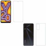 Buy WANT MORE Vivo Y20G, V2037 Transparent Glass Anti Glare and Scratch ...