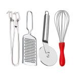 Buy DreamBasket Cheese Grater & Pakkad & Pizza Cutter & Egg Whisk for ...