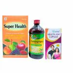 Buy Herbshd SUPER HEALTH Tonic & ZANDU PANCHARISHTA Syrup & HEALTH AIM ...