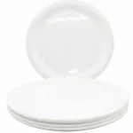 Buy ARIYA HOME 13 FULL PATTI Plate White D/C Elegant Large White Plate ...