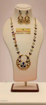 Buy MAYURI'Z COLLECTION_Assamese Traditional Necklace & Earring Set ...