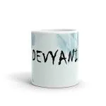 Buy Rish Devyani Name Theme Printed Light Blue Ceramic Coffee Mug, 350 ...