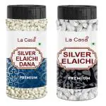 Buy La Casa Silver Coated Elaichi and Menthol Cardamom Pearls 100g each ...