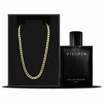 Buy Villain Wicked Combo Classic 100ml perfume & 18K Gold Plated Chain ...