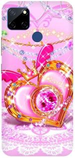 Buy GOLDALPHA Pink Plastic Back Cover For Realme C25 Online at Best ...