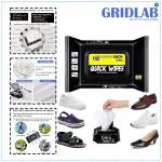 Buy GRIDLAB Shoe Wipes Sneaker Wipes (1 Pack of 80 Pcs) Instant Sneaker Cleaner Shoe Cleaning ...