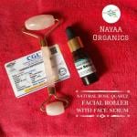 Buy Nayaa Organics - Rose Quartz Facial Roller With organic Face Serum Online at Best Prices in ...