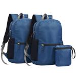 Buy FATMUG Travel Backpack For Casual Trips -Foldable, Light-weight ( 25 L , Navy)- Set of 2 ...