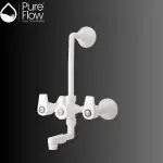 Buy PureFlow Royal Wall Mixer With L-Bend PTMT Water Taps (5 Years ...