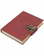 Buy DI-KRAFT-Designer Handmade Leather Diary With Clasp Lock - A5 ...