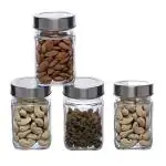 Buy Cutting EDGE Multipurpose 310ml Transparent Glass Jar/Barni for ...
