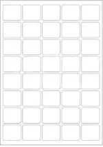 Buy Novajet Mpl 40L Labels (Per A4 Sheet) Size Multi Purpose Self ...