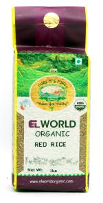 Buy ELWORLD AGRO & ORGANIC FOOD PRODUCTS Red Rice (1 kg) Online at Best ...