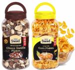 Buy Swad Corn Flakes & Choco Vanilla Flakes (Wholegrain Choco Breakfast ...