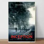 Buy RAINFIRE CREATION Inception Movie Poster for Home Office and ...