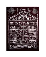 Buy Tamatina Multicolor Saura Art Traditional Saura Tribal Traditional ...