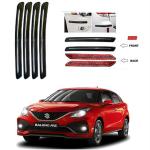 Buy Feelitson Black Car Bumper Protector Safety Guard Single Strip For ...