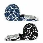 Buy Divine Casa Microfiber Polyester Dark Blue & Black Abstract Print ...