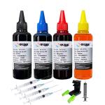 Buy QUINK CMYK Refill Kit Combo Pack of High Yield Inkjet Cartridge Ink ...