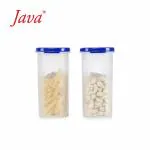 Buy JAVA - 1700 ml Plastic Grocery Container (Pack of 2, Blue) Online at Best Prices in India ...