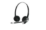 Buy Gbh Black, Grey Pu Metal Fox 12 Binaural Noise Cancellation Headset ...