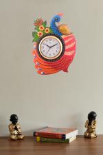Buy eCraftIndia Exotic and Stylish Colorful Peacock Wooden Handcrafted ...