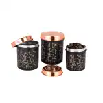 Buy Ebun Stainless Steel Tea Coffee Sugar Containers Set of 3 with ...