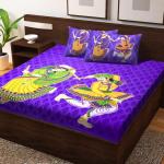 Buy Batham HandloomRedCottonQueenBedsheetWith2PillowCovers Online at ...
