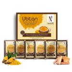 Buy NutriGlow NATURAL'S Ubtan Facial Kit For Glowing Skin, Tan Removal With Haldi & Chandan ...