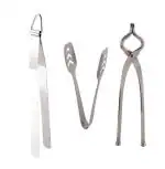 Buy First Front Stainless Steel Roti Chimta and Momo Tong/Chimta with ...