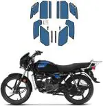 Buy OHITO Vinyl Stickers for Splendor Plus (Black, Blue) pack of 11 ...