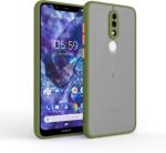 Buy Leyon Green Rubber Back Cover For Nokia 5.1 Plus Online at Best ...