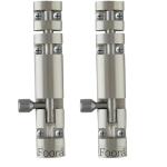 Buy Foora Aluminium Zaylo Tower Bolt With Stainless Steel Rod And Knob ...