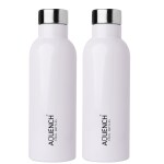 Buy AQUENCH STEP 1L Stainless Steel Colored Fridge Water Bottle With ...