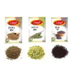 Buy J-pure Jeera(Cumic)200gm +Sounf(Fennel)200gm+Rai Moti(Big Mustard ...