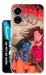 Buy Snazzy Multicolor Silicon Shock Proof Back Cover for IQOO Z6 Lite ...