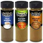 Buy Panjon Swad Chai Masala, Garam Masala & Kitchen King Seassong (3 x100 bottle 300g ) Online ...
